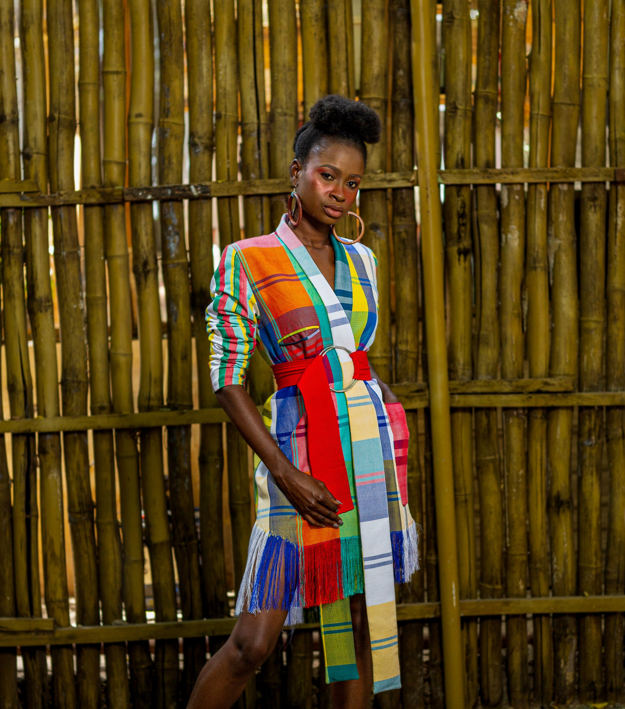 Azi Multi Colored Coat – Cynthia Abila Store