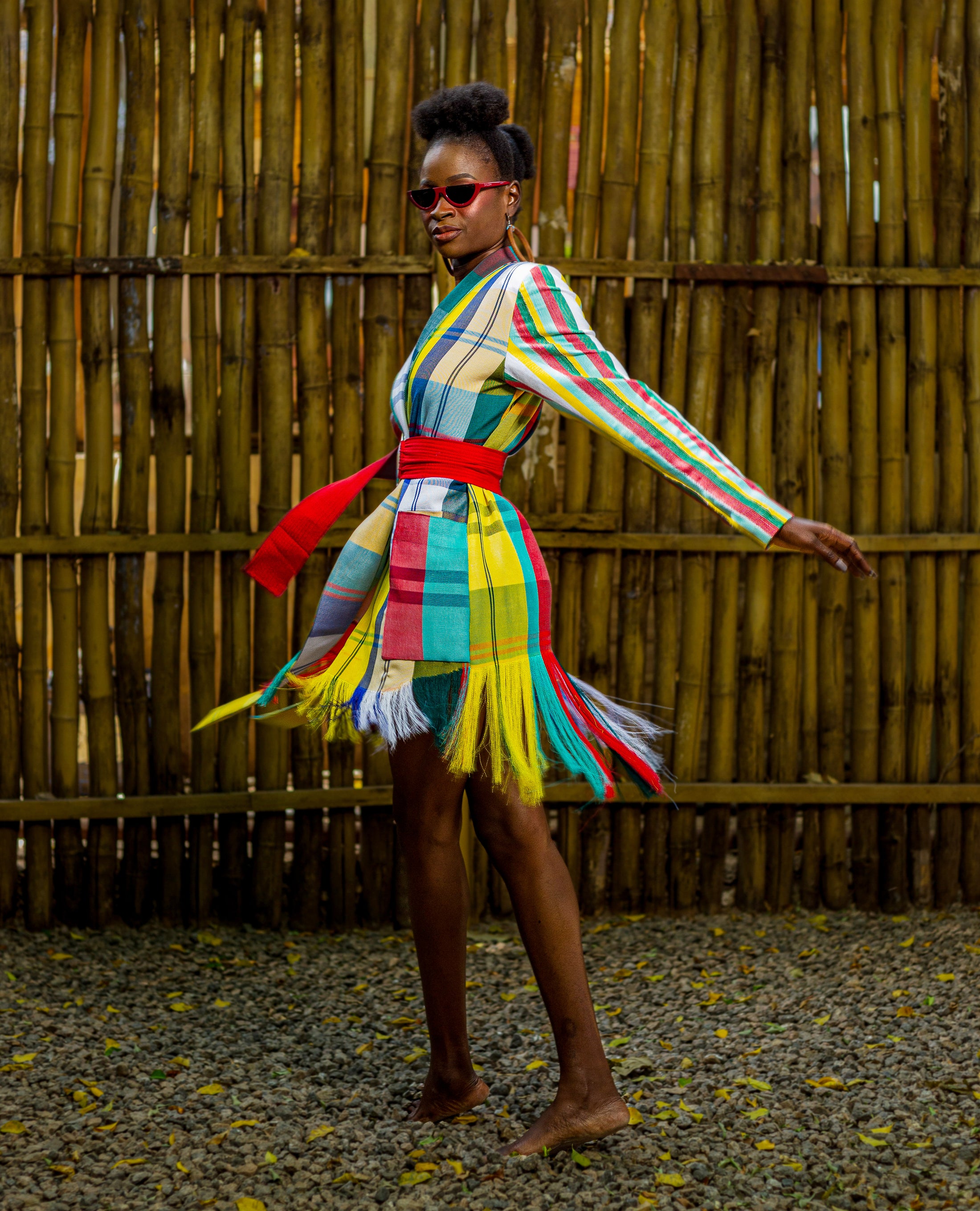 Azi Multi Colored Coat – Cynthia Abila Store